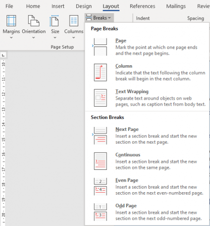 Microsoft Word Tip - Using Section Breaks | Odyssey Training